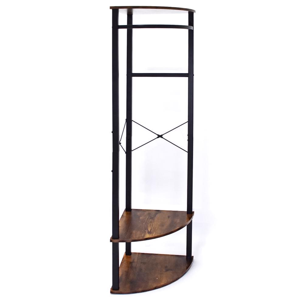 Industrial Design Corner Hallway Storage Hanging Rack - Furnished With ...