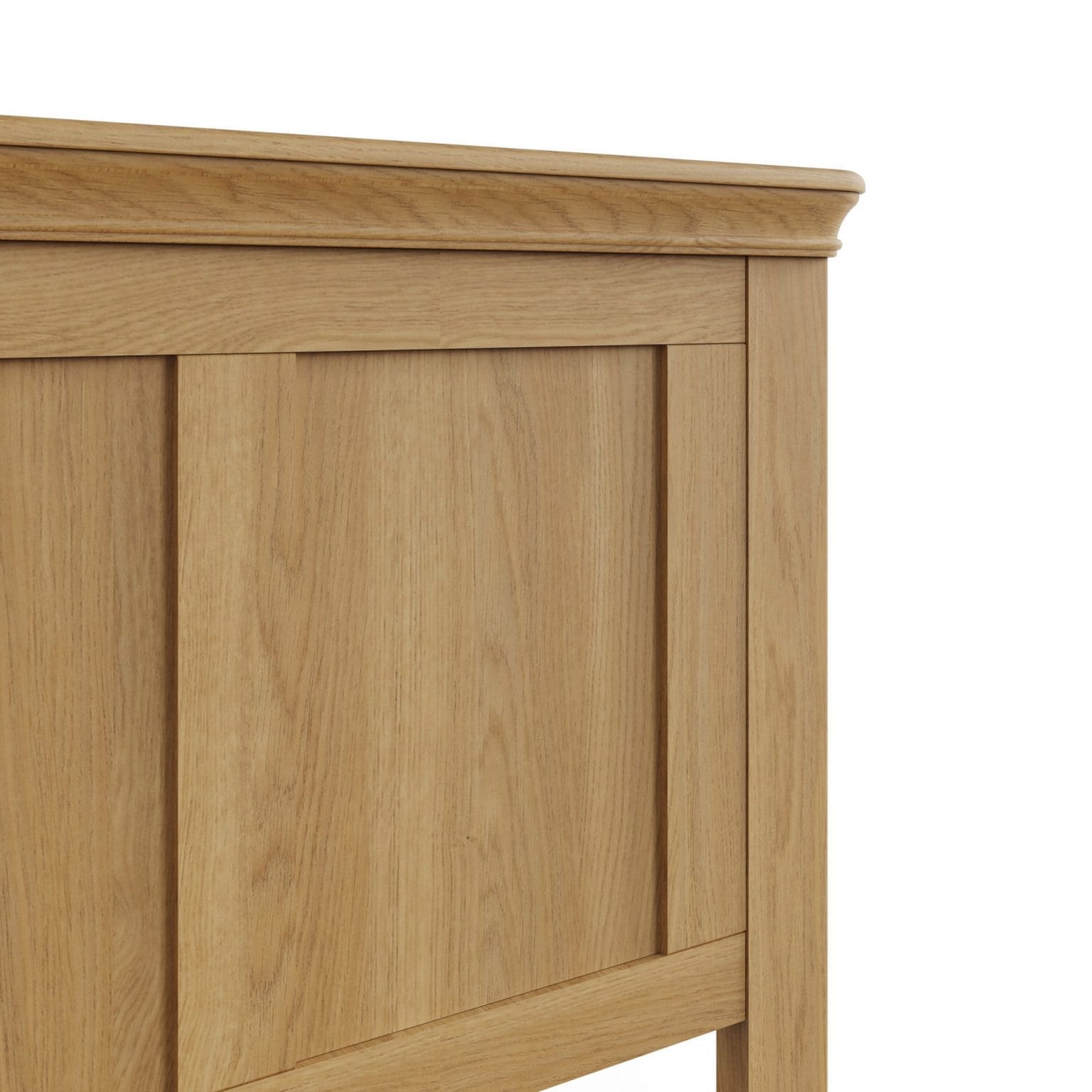 Faire 4ft6 Double Panel Bed in Natural Oak | FWStyle